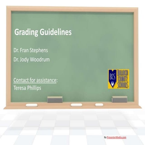 Grading guidelines | PPTX