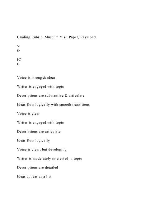 Writing About Art | PPTX