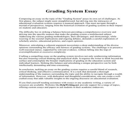 Grading System Essay.pdf