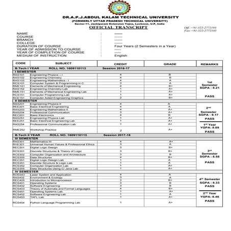 grading transcript format.docx