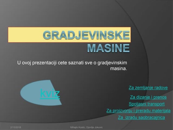 Elementi masina i mehanizma | PPT