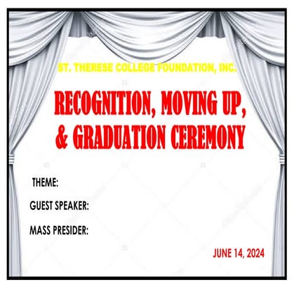 GRAD LAYOUT.docx template for graduation, letter cutouts | DOCX