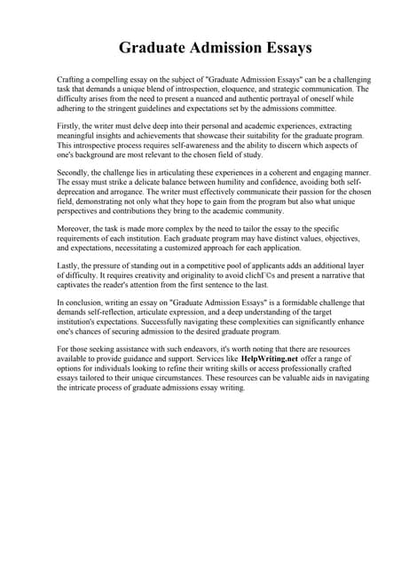 University Of Florida Admission Essay | PDF