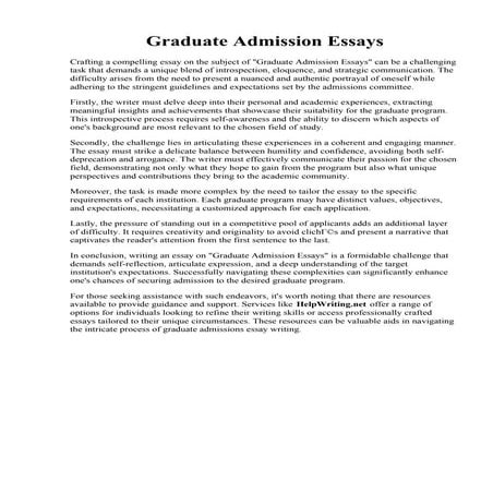 Graduate Admission Essays.pdf | Brain and Nervous System Disorders ...
