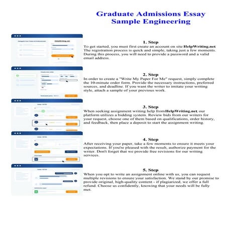 Graduate Admissions Essay Sample Engineering | PDF