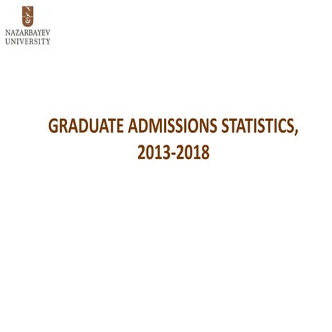 Graduate admissions statistics eng | PDF
