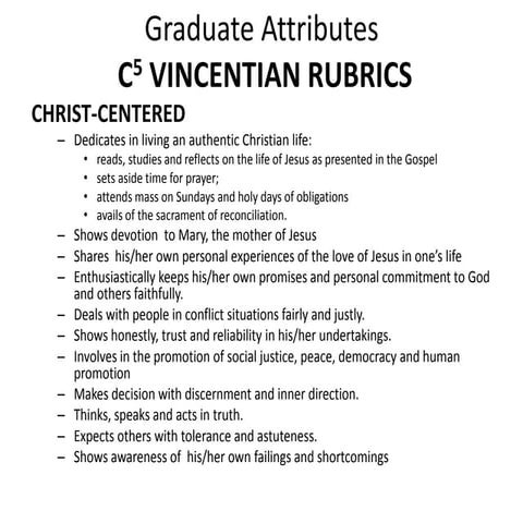 Graduate attributes c5 | PPTX