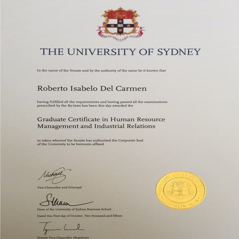 Graduate Certificate in Human Resource Management and Industrial ...