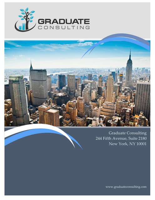 Graduate Consulting presentations