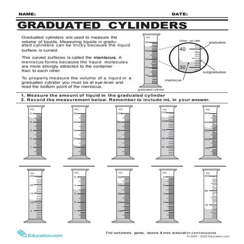 Graduated cylinder (2) | PDF