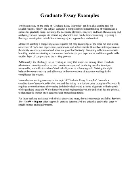 High School Entrance Essays | PDF