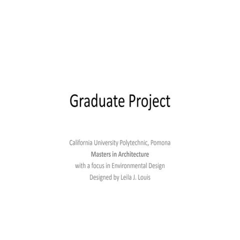 Graduate Project | PPT
