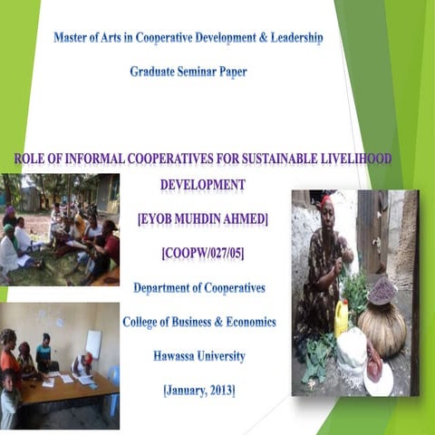 Graduate seminar eyob | PPTX