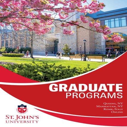 Graduate Viewbook June 2023 by St Johns University | PDF