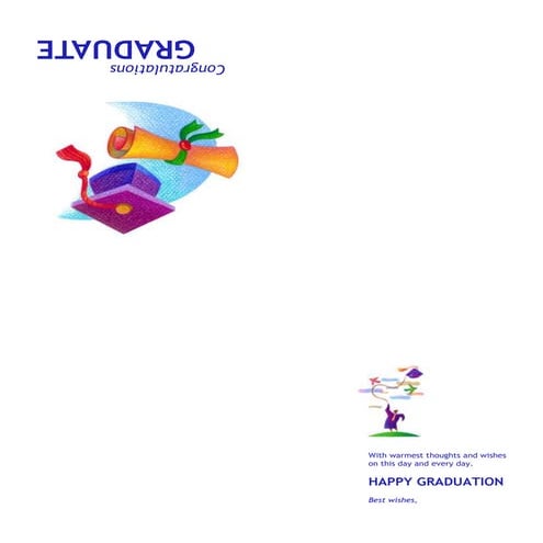 Graduation Card | DOCX