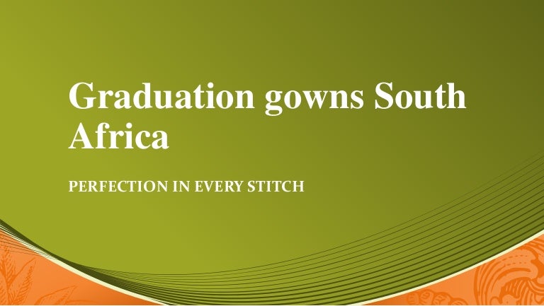 Graduation gowns south africa