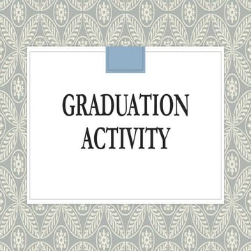 Graduation prayer | PPTX