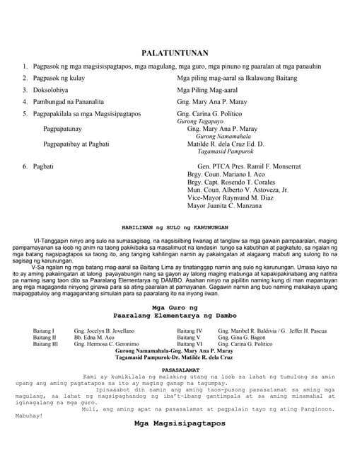 OATH TAKING PROGRAM FINAL.docx | Education