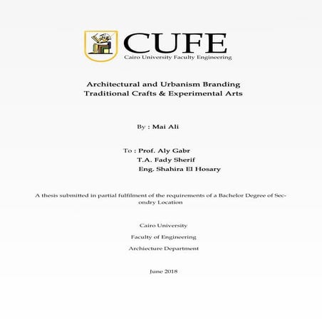 Graduation Project Thesis - Branding | PDF