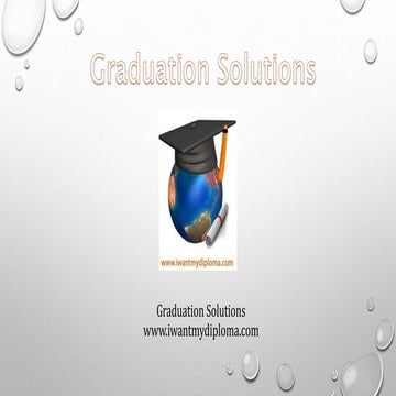 Graduation solutions | PPT