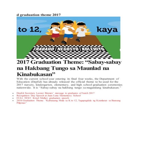 Graduation theme 2017 | DOCX