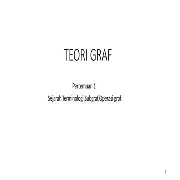 Kelompok 2 Matdis (Jenis-jenis Graf, Terminologi Dasar, dan ...