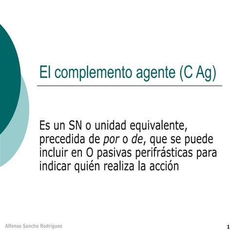 COMPLEMENTO AGENTE | PPS