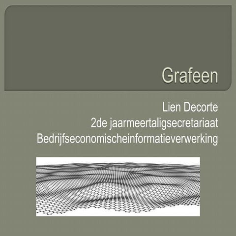 Grafeen | PPTX