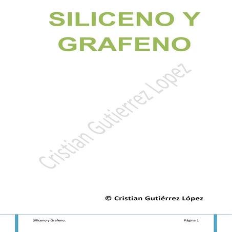 Grafeno y Siliceno | DOCX