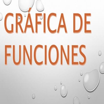 Grafica funciones | PPTX