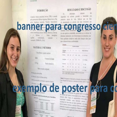 banner para congresso cientifico | PPT