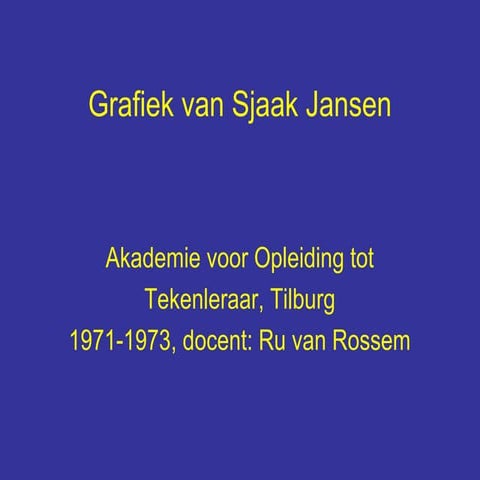 Grafiek van Sjaak Jansen | PPT