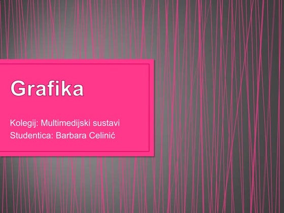 Digitalni prikaz zvuka i slike | PPT