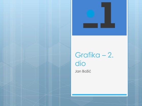 Digitalni prikaz zvuka i slike | PPT