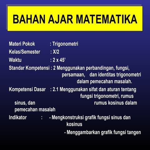 bahan ajar grafik sinus,cos dan tg.ppt