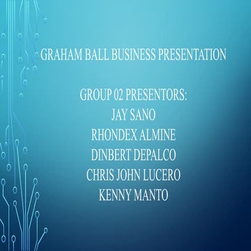GRAHAM-BALL-BUSINESS PLAN-PRESENTATION .pptx