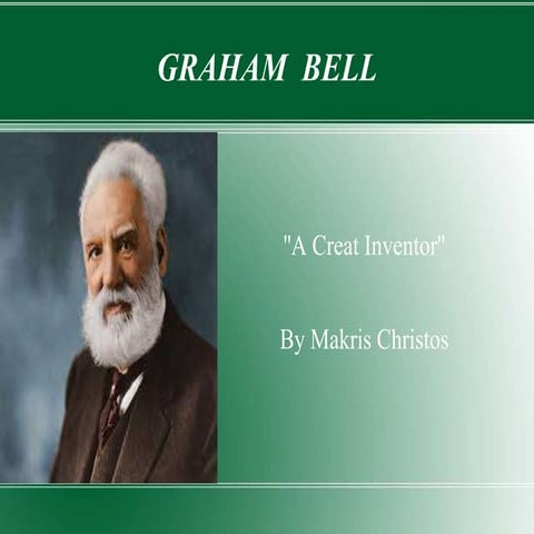 Ppt Alexander Graham Bell | PPTX