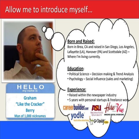 Graham berry single slide intro | PPTX