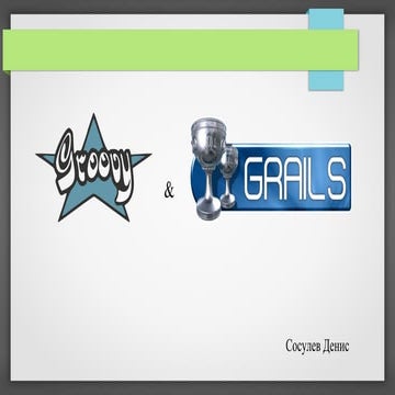 Grails & Groovy | PDF