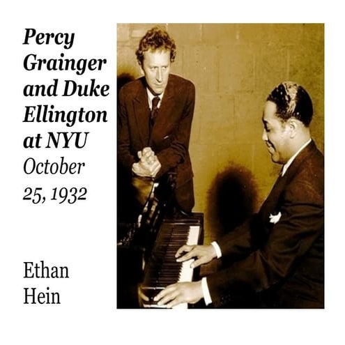 Grainger and Ellington at NYU | PDF
