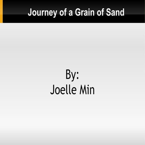 Grain of sand slide show | ODP