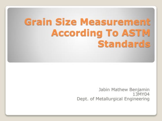 Grain size analysis by using ImageJ | PPT