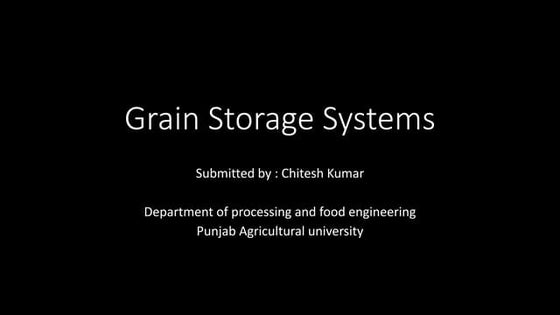 Traditional storage structures | PPT