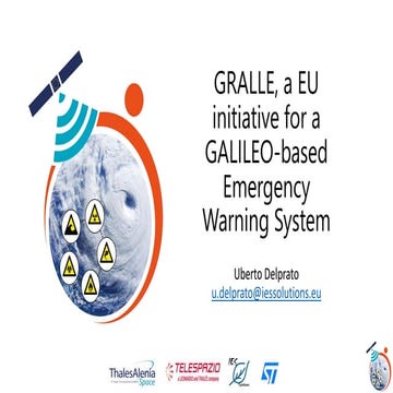 EENA 2018 - Satellite applications for emergency response, search and ...
