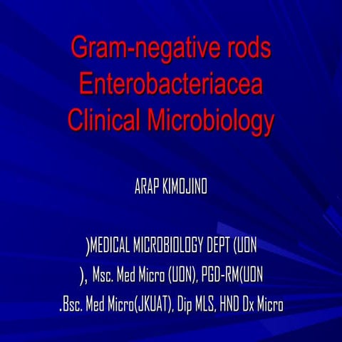 Gram negative rods | PPT