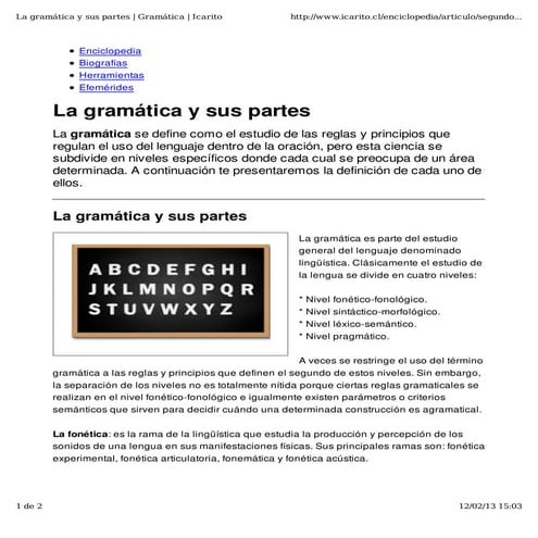 Gramatica | PDF