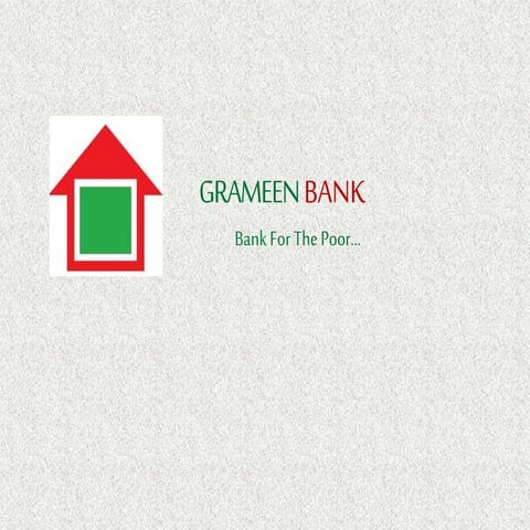 Grameen bank | PPTX