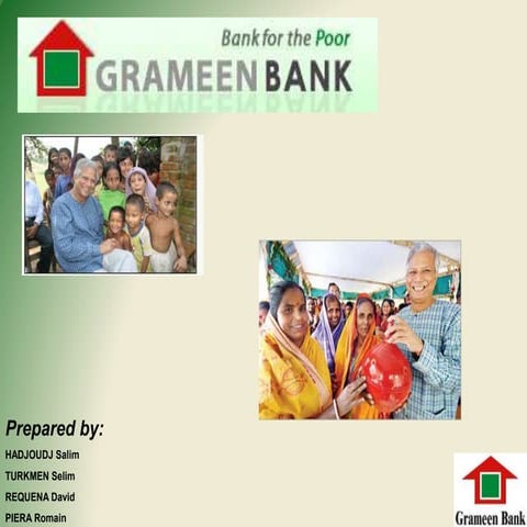 Grameen bank presentation | PPTX