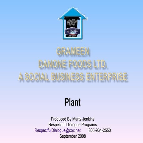 Grameen Danone Plant | PPT