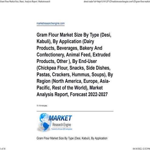 Gram Flour Market Size, Share, Analysis Report Marketresearch.pdf